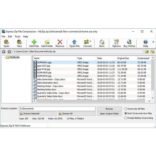 NCH Express Zip Plus | JDStore Tech